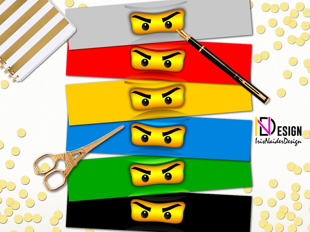 Ninja Water Bottle Labels, Ninja Label, Ninja Water Bottle, Ninja ...