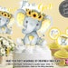 Elephant Centerpiece, Cake Topper, Cupcake Topper, Baby Shower ...