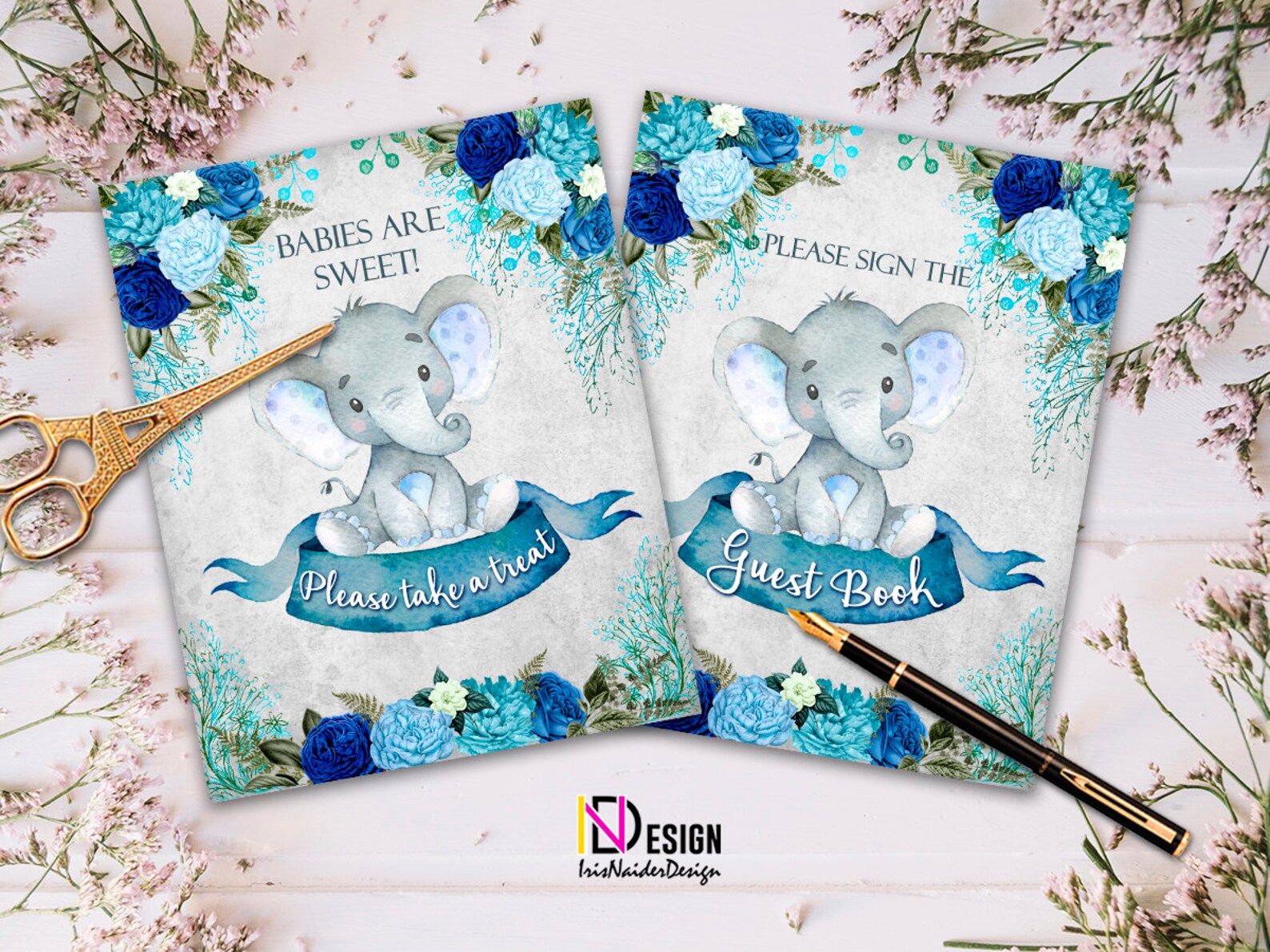 Elephant Table Signs Little Peanut Signs Treat Sign Food - Etsy