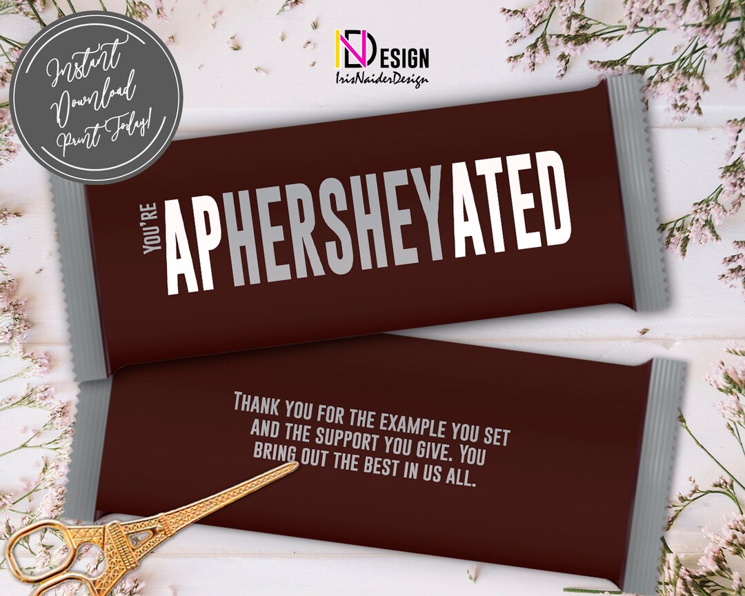 Employer Appreciation, Boss's Day Gift, Manager, Candy Bar Wrapper ...