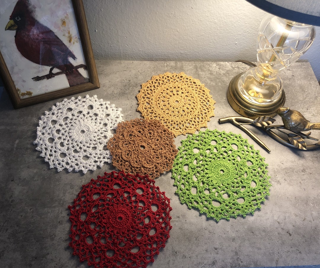 Small Doilies Various Sizes and Colors - Etsy