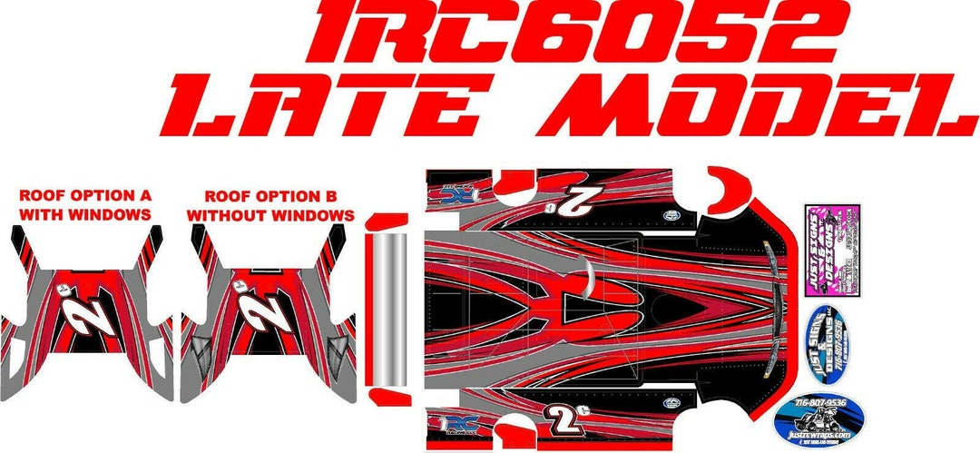 1RC Late Model Swoosher Wrap Custom - Etsy
