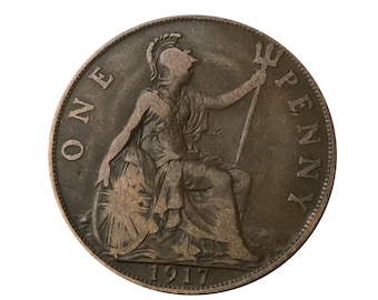 1900 One Penny Coin Great Britain From Queen Victoria Perfect - Etsy