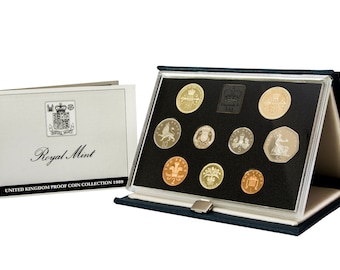1985 Royal Mint Proof Coin Year Set Complete With Certificate | Etsy