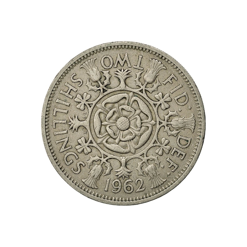1962 Florin / Two Shilling Coin Great Britain From Queen - Etsy Canada