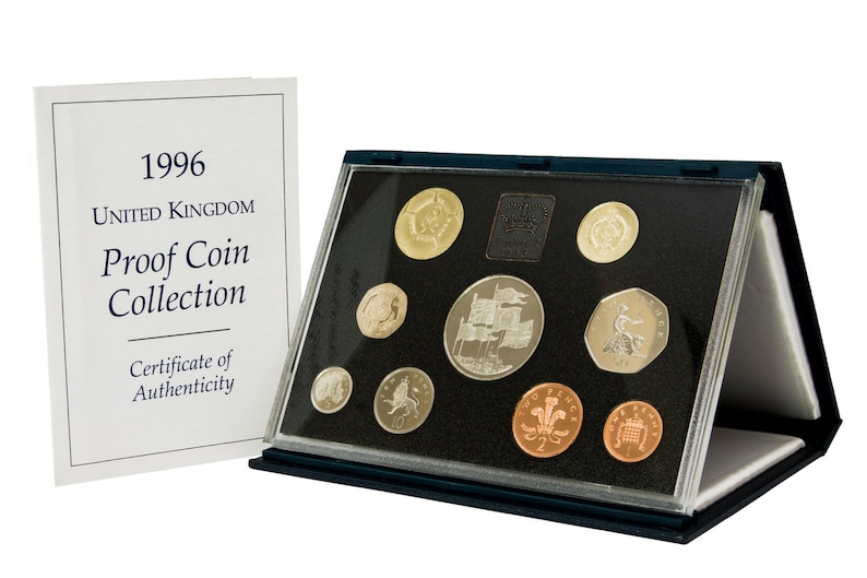 1996 Royal Mint Proof Coin Year Set Complete With Certificate - Etsy