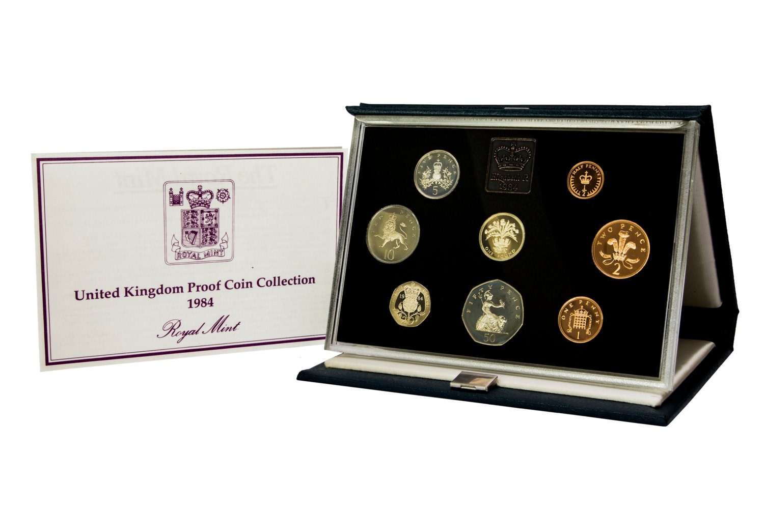 1984 Royal Mint Proof Coin Year Set Complete With Certificate - Etsy UK