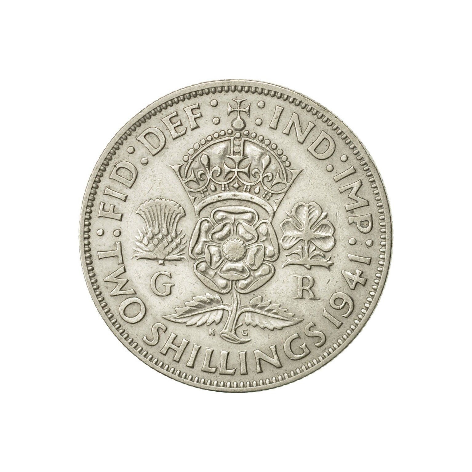 1941 Florin / Two Shilling Coin Great Britain From King George - Etsy ...