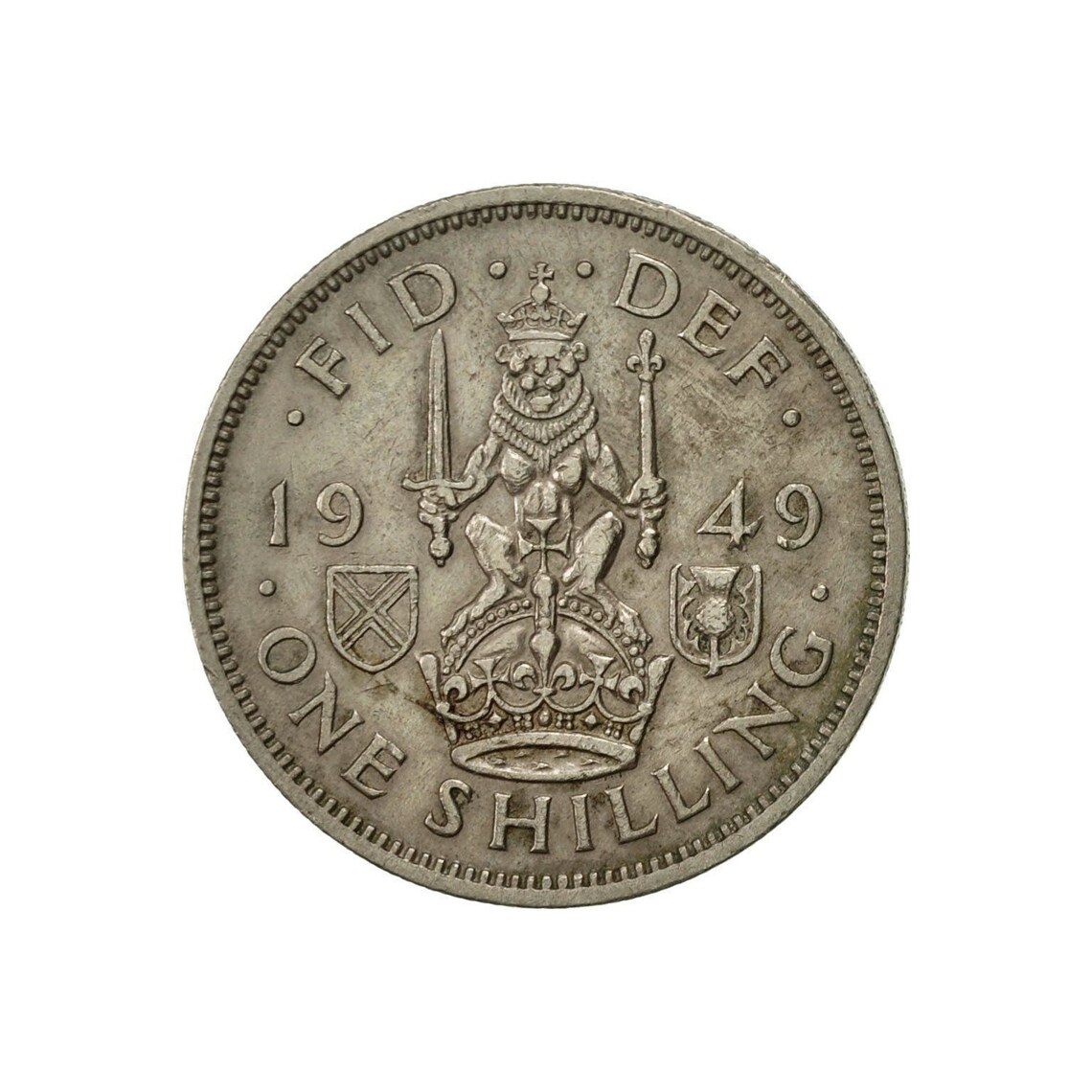 1949 Scottish Shilling Coin Great Britain From King George VI - Etsy UK