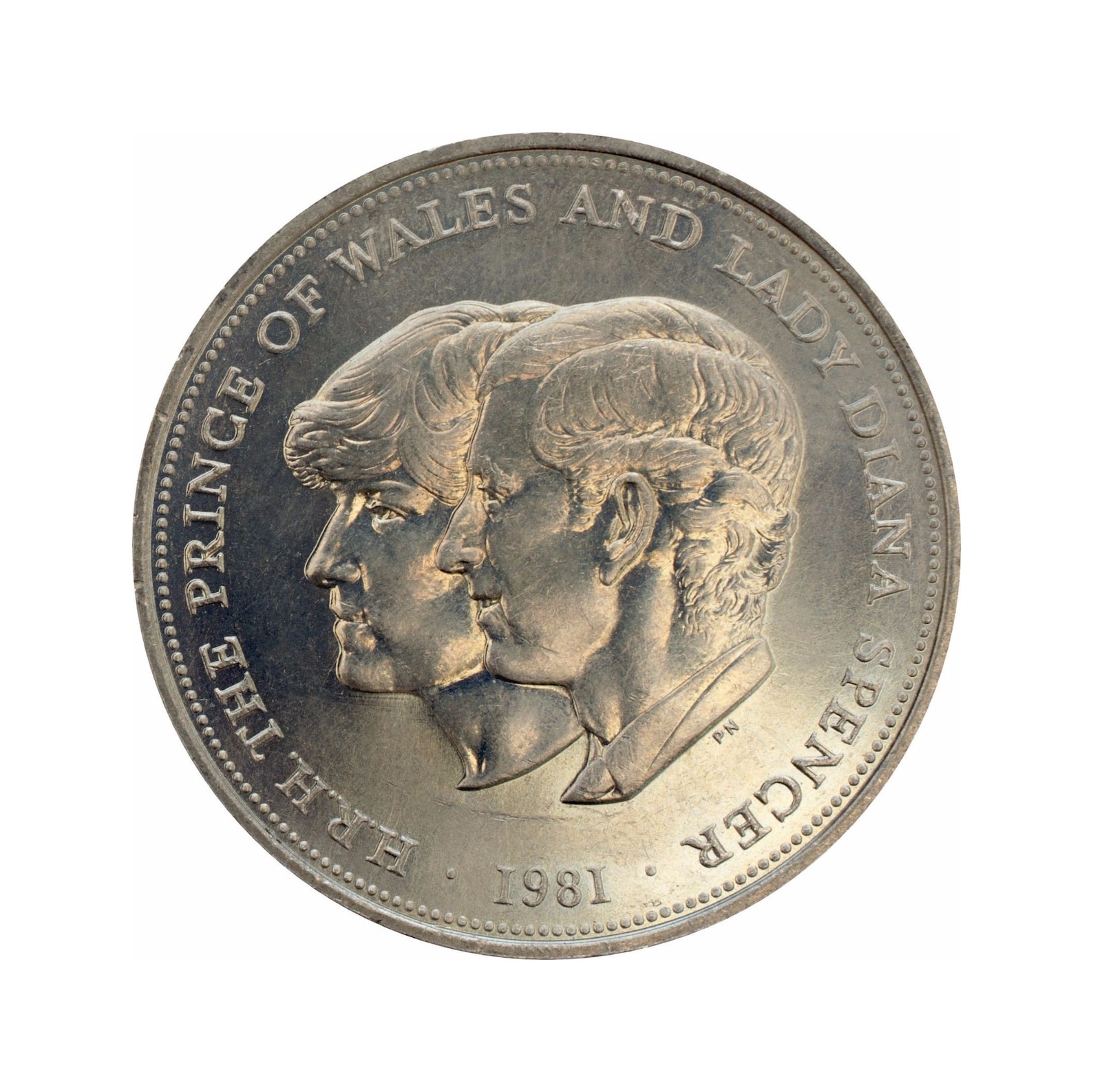 1981 Wedding Charles Princess Diana Crown Coin United Kingdom | Etsy