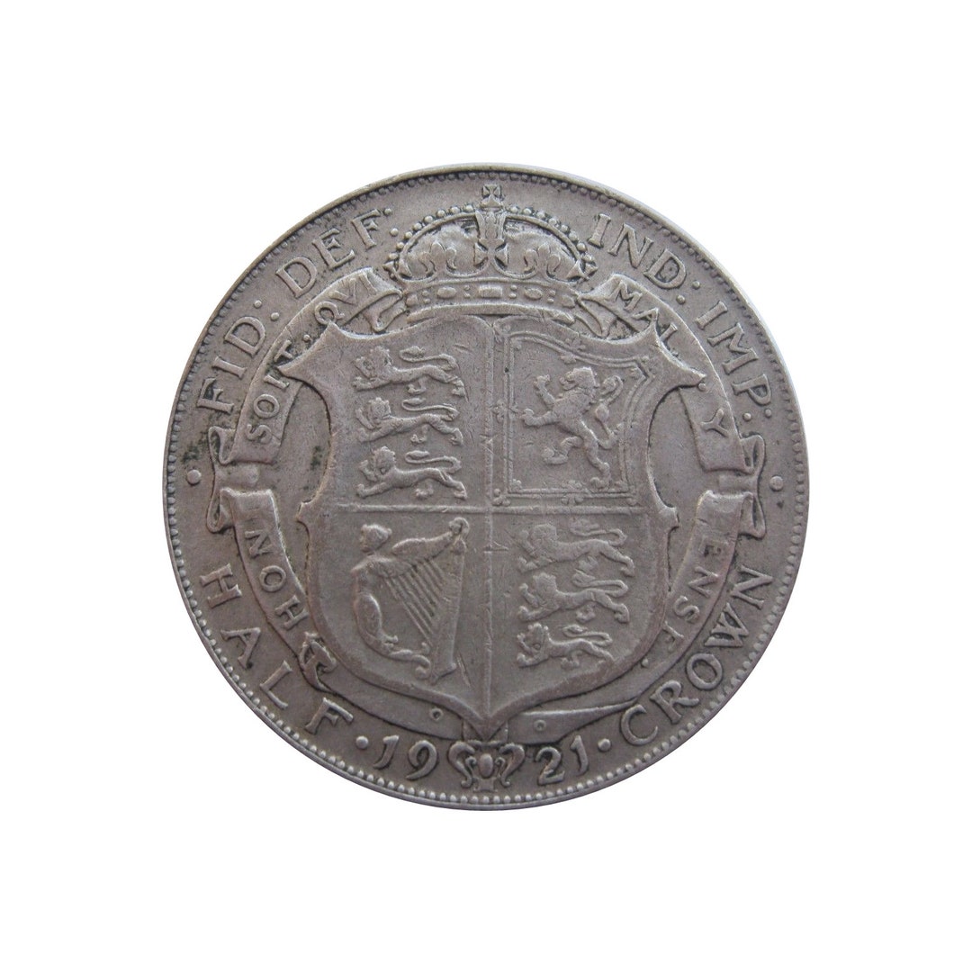 1921 Halfcrown Coin Great Britain From King George V, Perfect for ...