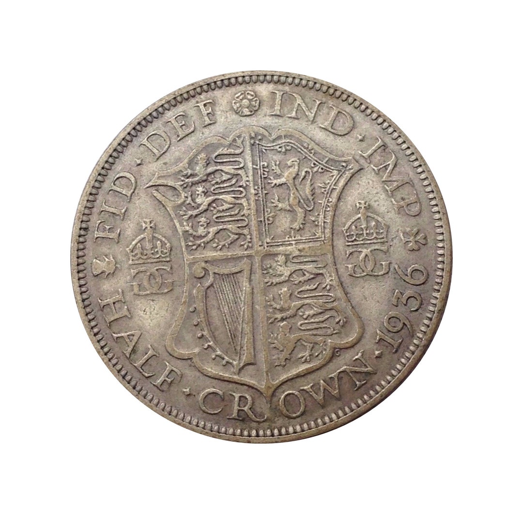1936 Halfcrown Coin Great Britain From King George V, Perfect for ...