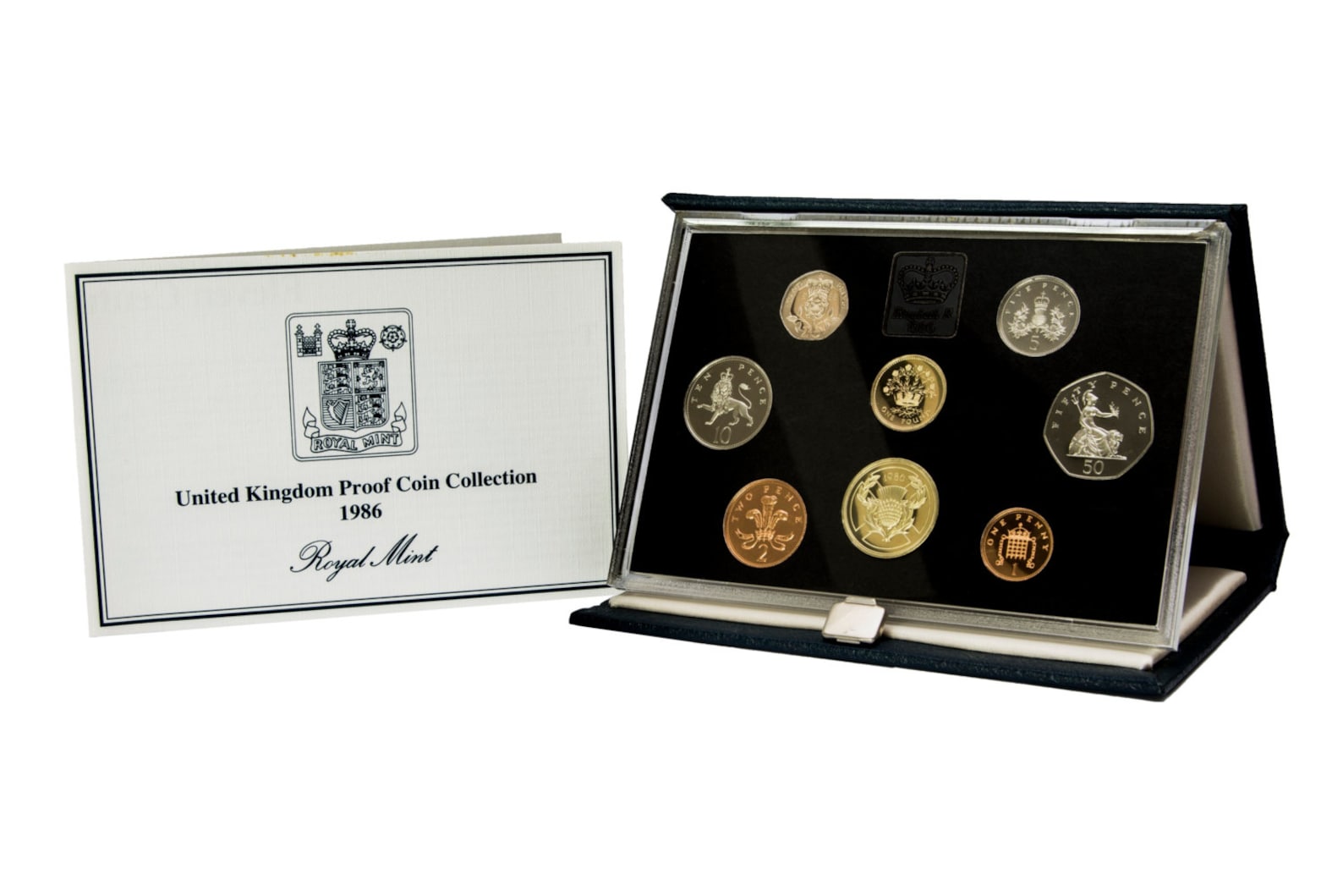 1986 Royal Mint Proof Coin Year Set Complete With Certificate | Etsy