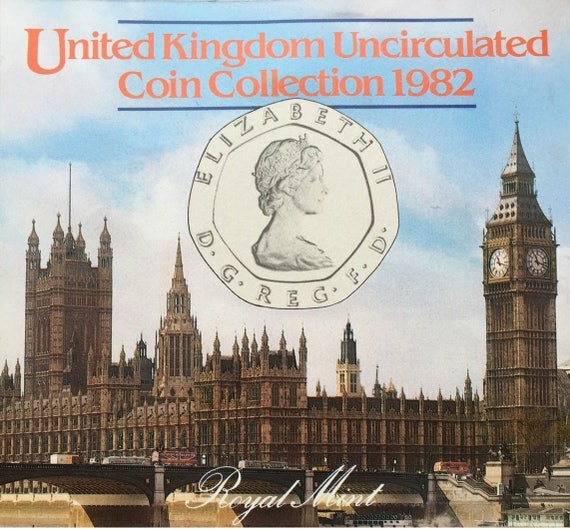 1982 Brilliant Uncirculated Coin Year Set Collection Royal - Etsy