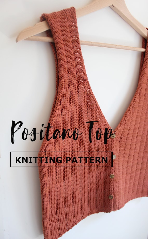 Positano Top / Pdf Pattern/ Knitting Pattern / Knittles | Etsy