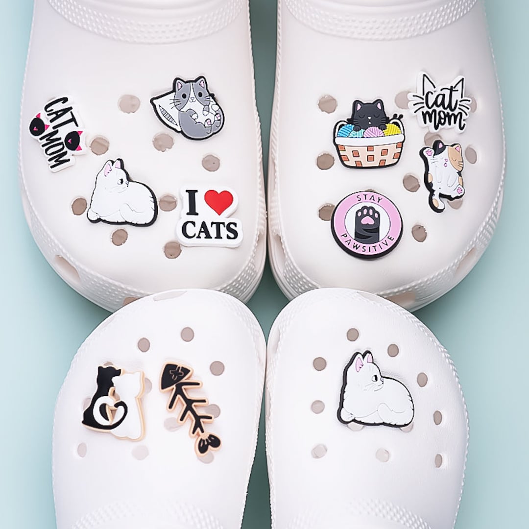 Cat Shoe Charms Shoe Clog Charm Croc Pins Control Animal Charms Shoe ...