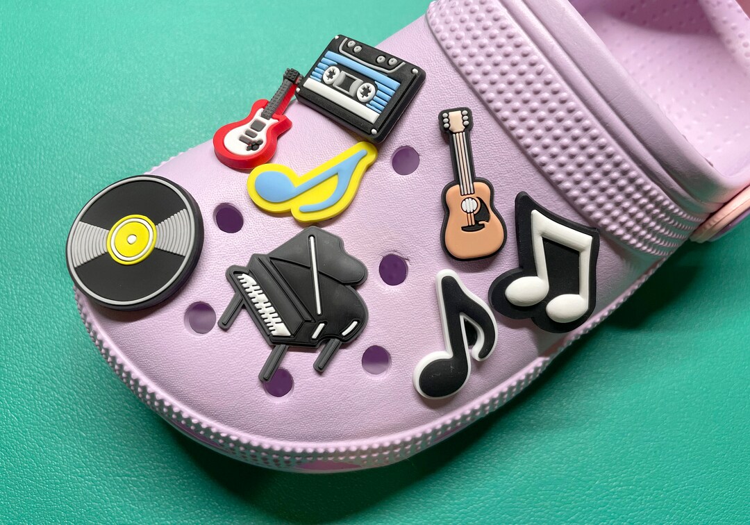 Music Shoe Charms Shoe Clog Charm Fashion Croc Pins Control Charms Shoe ...