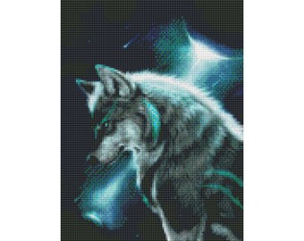 Wolf Diamond Dotz - Etsy