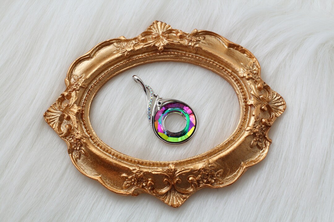 PHOENIX Crystal Necklace, Crystal Pendant, 925 Sterling Silver Gemstone ...