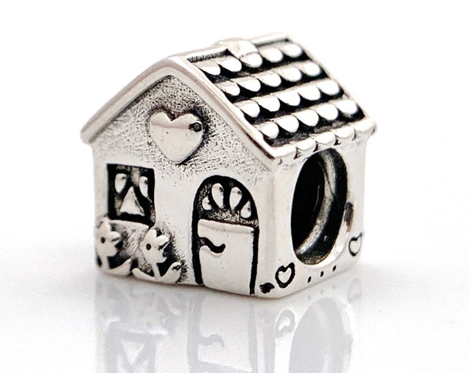 Authentic Pandora Charms 925 ALE Sterling Silver My Home Sweet Home ...