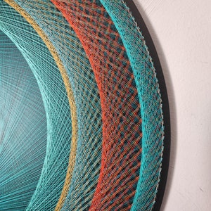 String Art Mirror Threads Geometry Unique Frame Abstract Art for Your ...