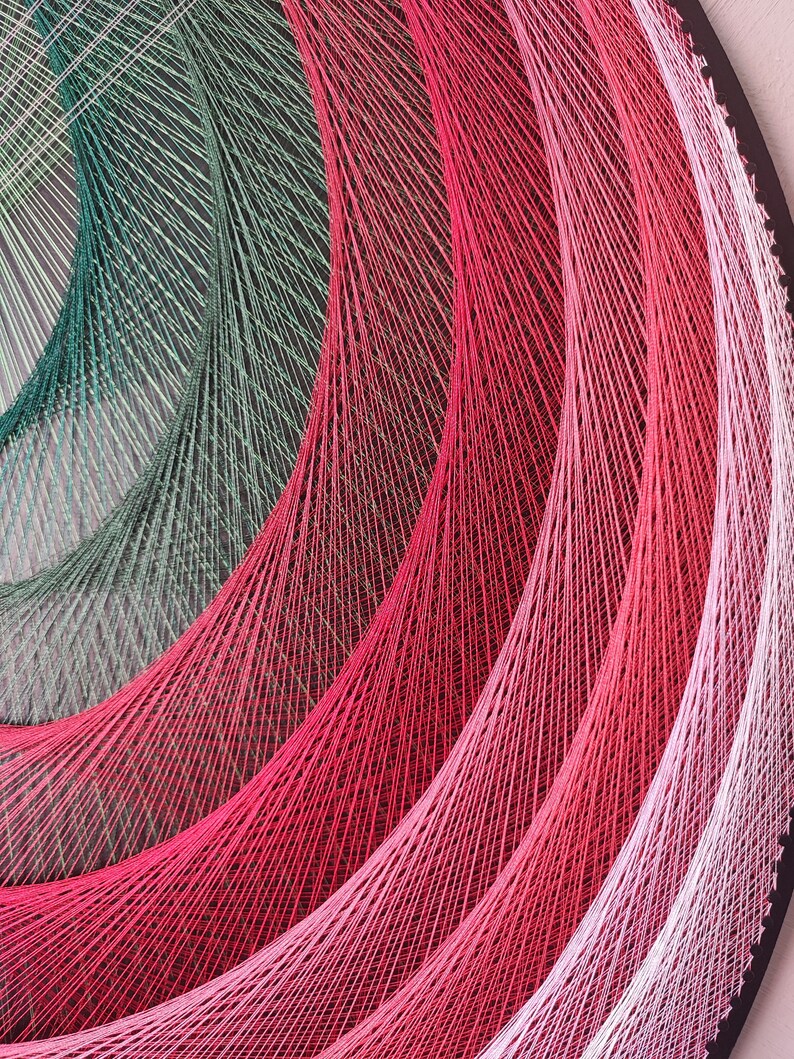 String Art Geometric 3D Composition Home Decor Elegant Exclusive Modern ...