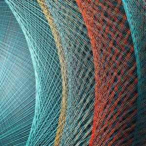 String Art Mirror Threads Geometry Unique Frame Abstract Art for Your ...