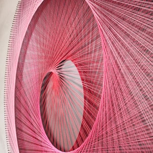 Unique Geometric String Art Heart Modern Abstract Home Decor Gift ...