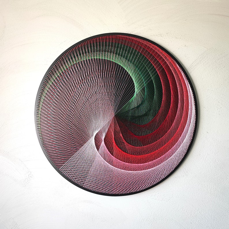 String Art Geometric 3D Composition Home Decor Elegant Exclusive Modern ...