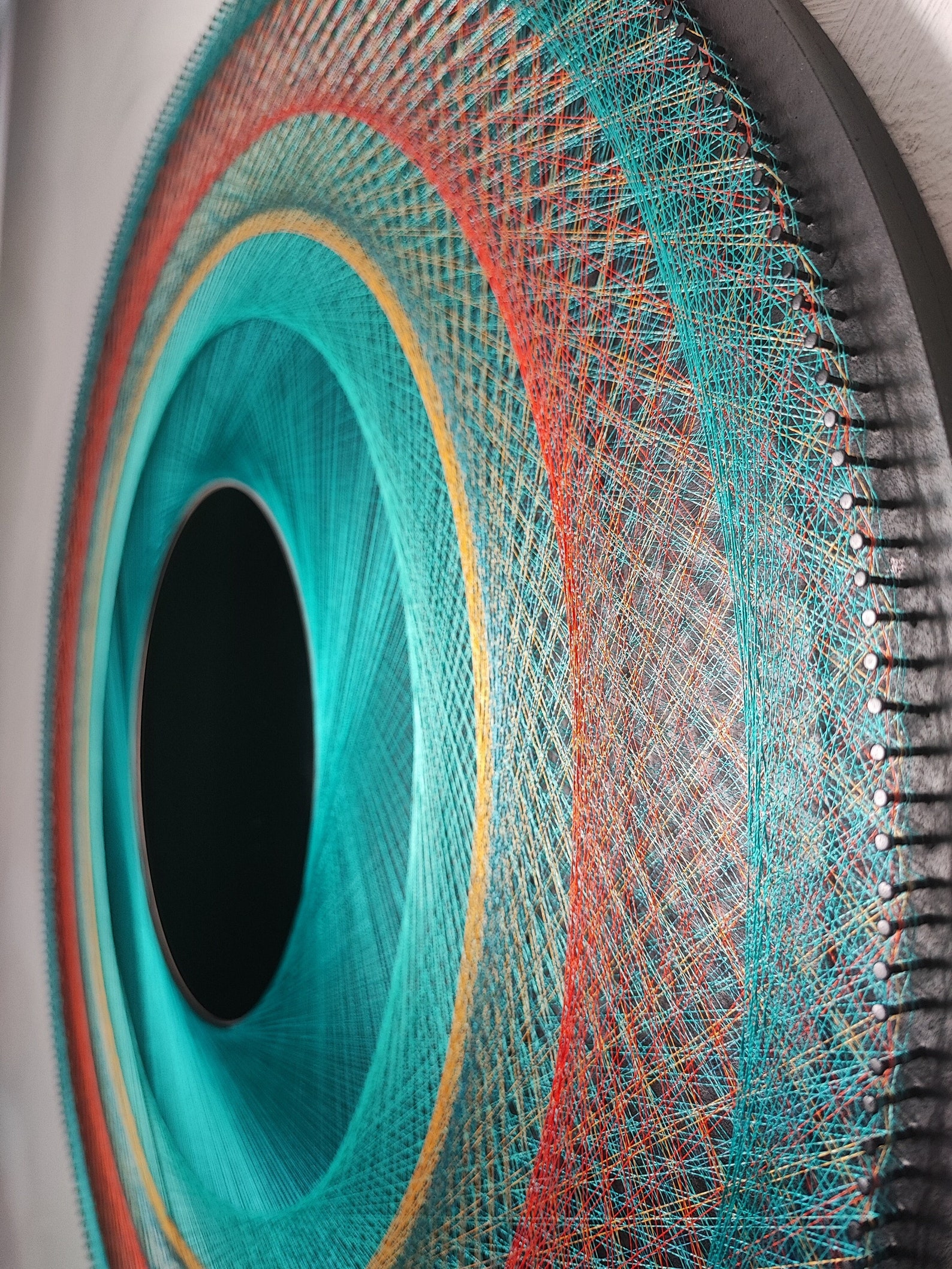 String Art Mirror Threads Geometry Unique Frame Abstract Art for Your ...