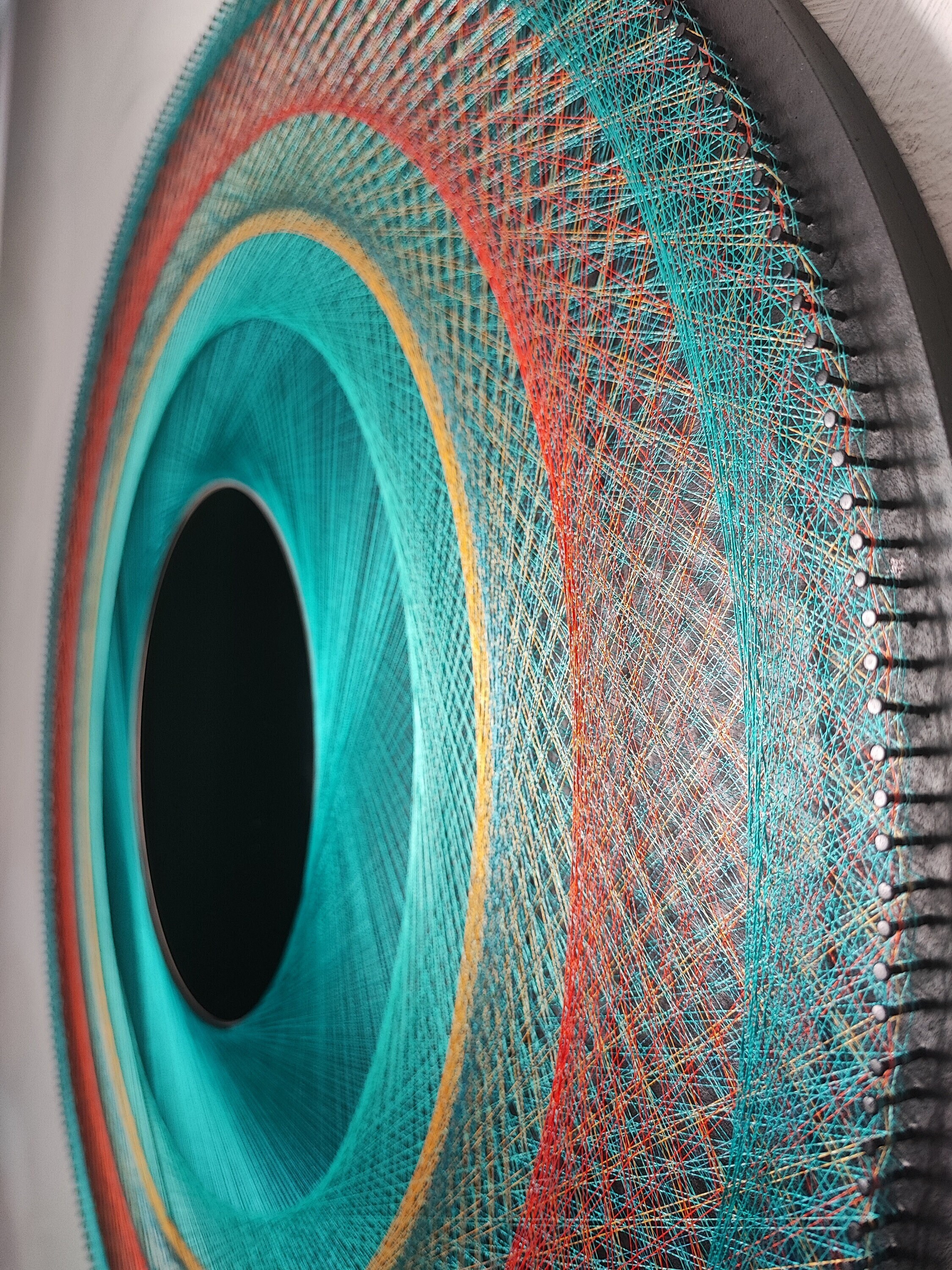 String Art Mirror Threads Geometry Unique Frame Abstract Art for Your ...