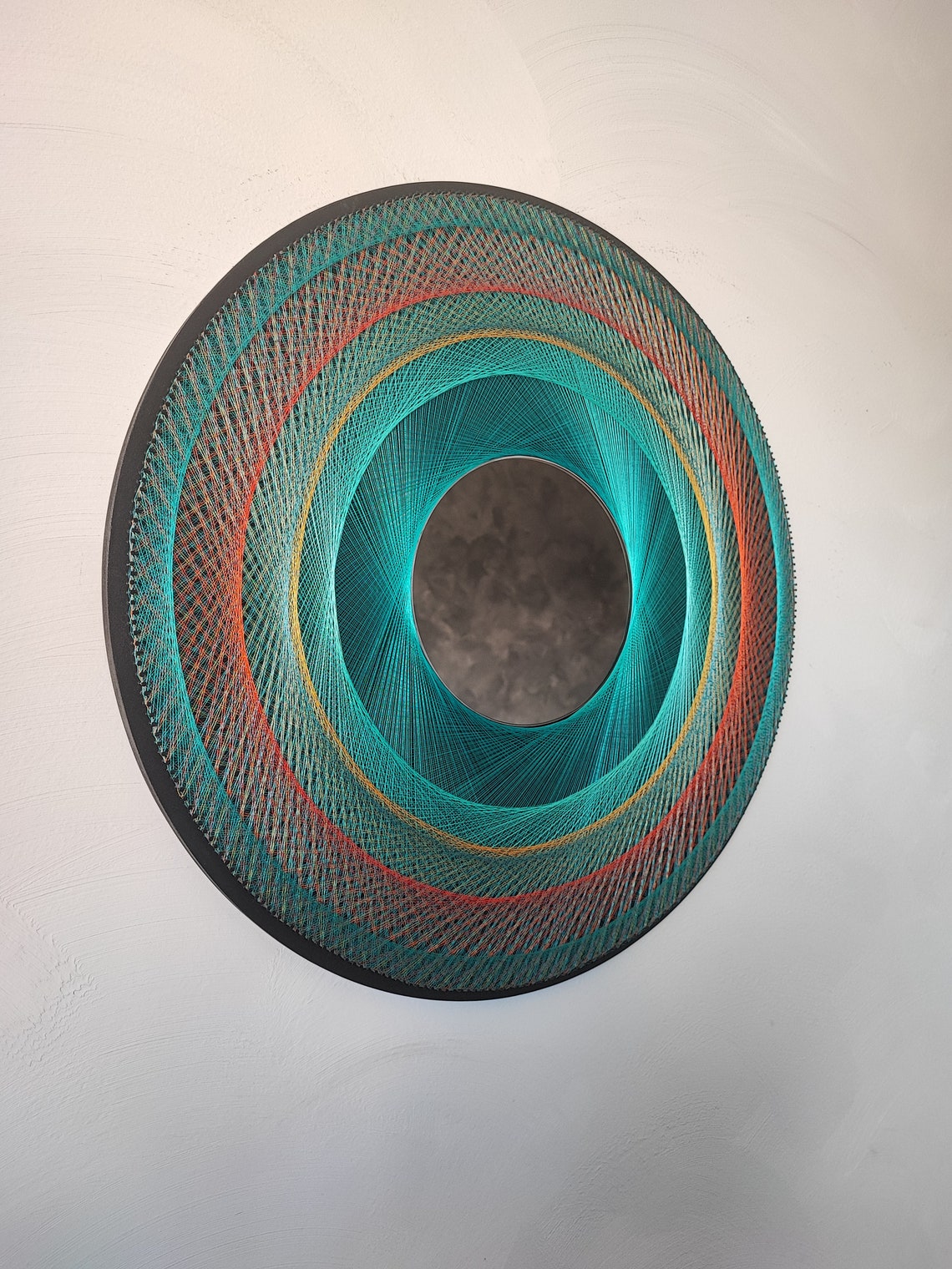 String Art Mirror Threads Geometry Unique Frame Abstract Art for Your ...