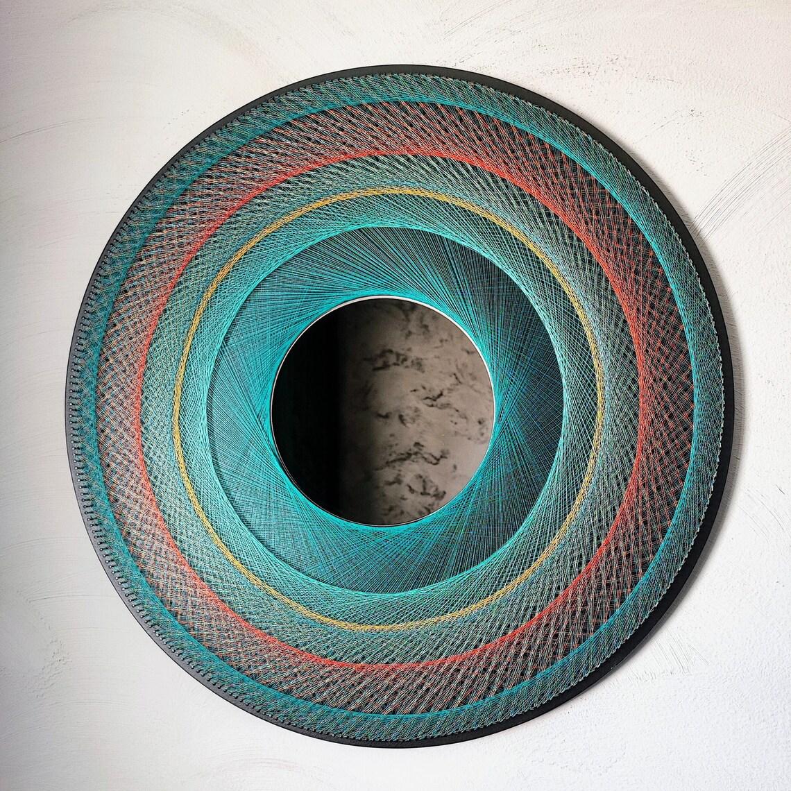 String Art Mirror Threads Geometry Unique Frame Abstract Art for Your ...