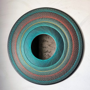 String Art Mirror Threads Geometry Unique Frame Abstract Art for Your ...