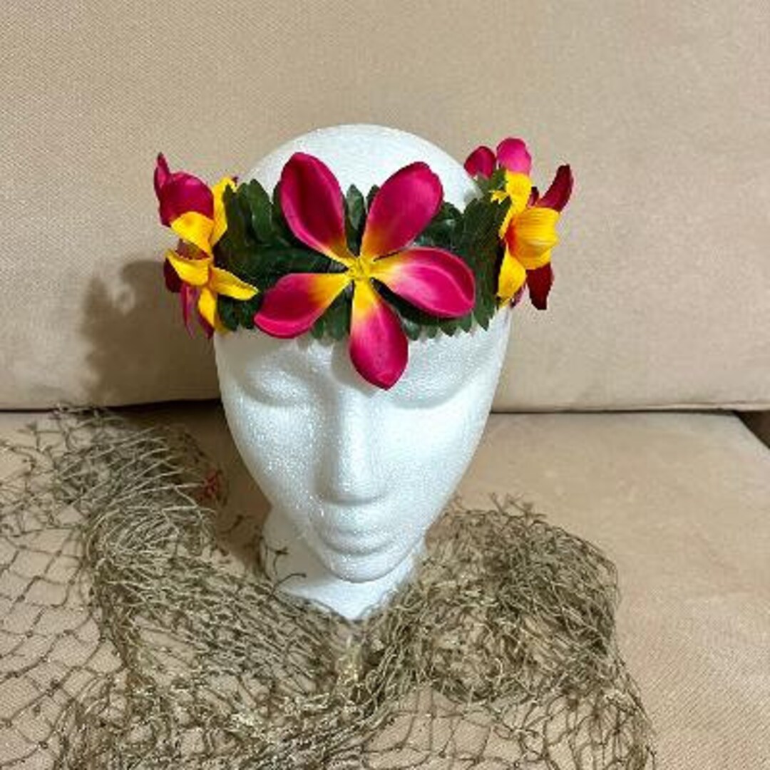Moana Tropical Hawaiian Polynesian Flower Crown - Etsy