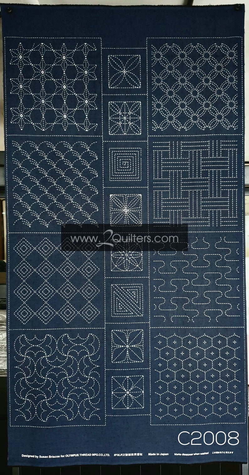 Ltd Edition* Olympus X Susan Briscoe Sashiko Pre-printed Panel 2020 ...