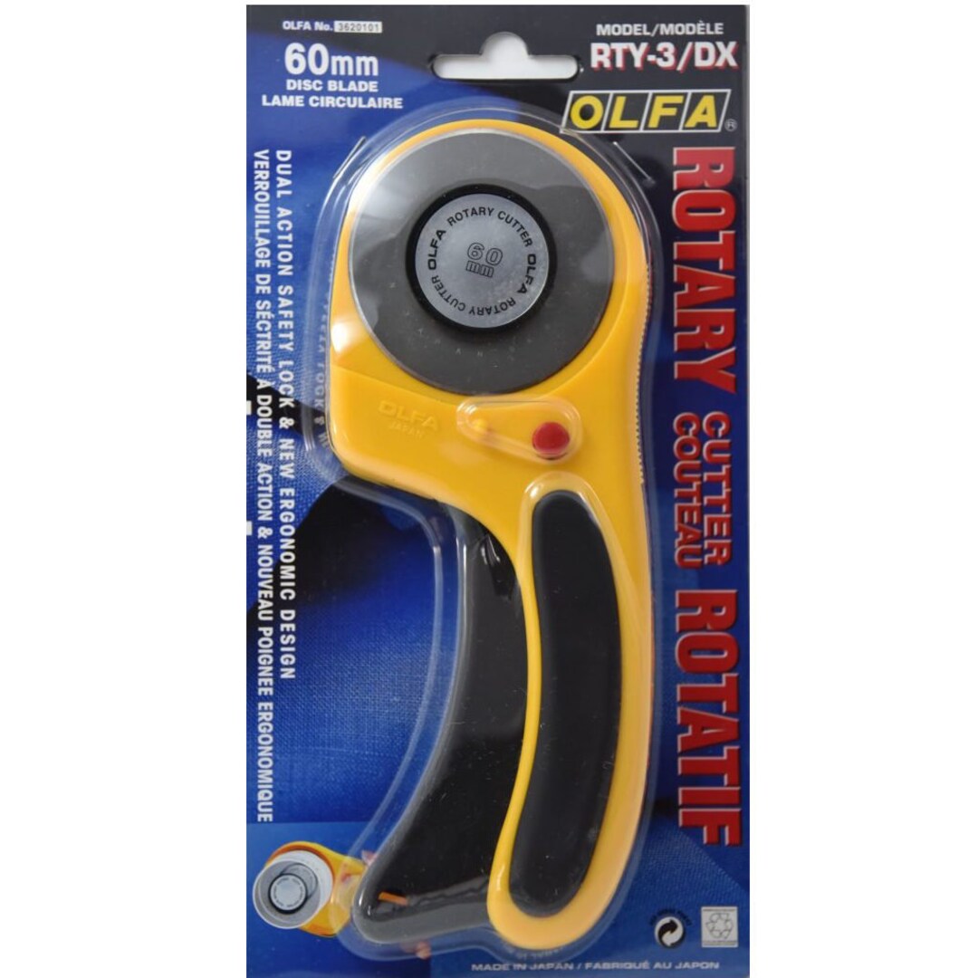 OLFA 60mm Deluxe Rotary Cutter (RTY-3/DX) - Etsy
