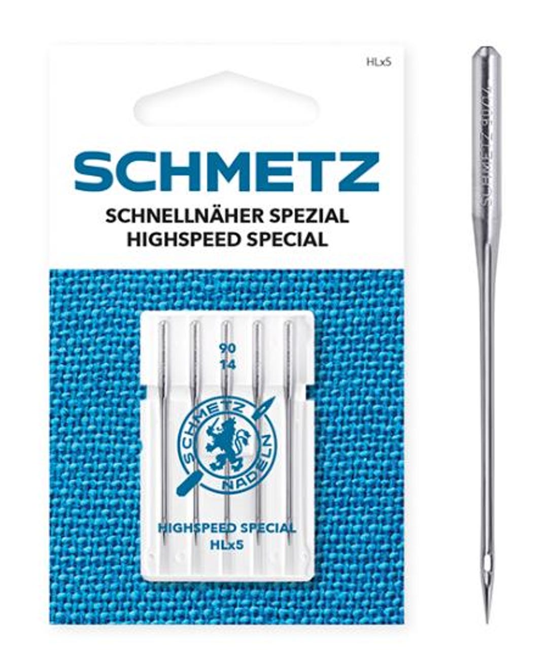 SCHMETZ Hlx5 High Speed Special Needles, Household Sewing Machine Needles (5pc Pack) - Etsy