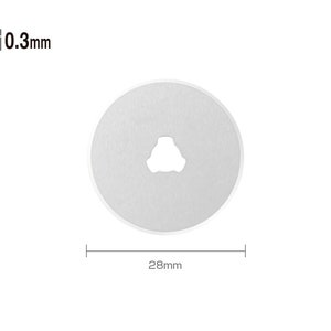 OLFA 28mm Tungsten Tool Steel Rotary Blade, Pack of 10 (RB28-10) - Etsy