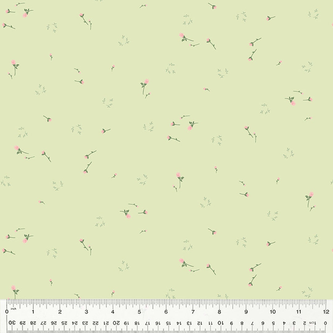 Laurel by Whistler Studios, Dottie in Spring Green, per Half-yard ...