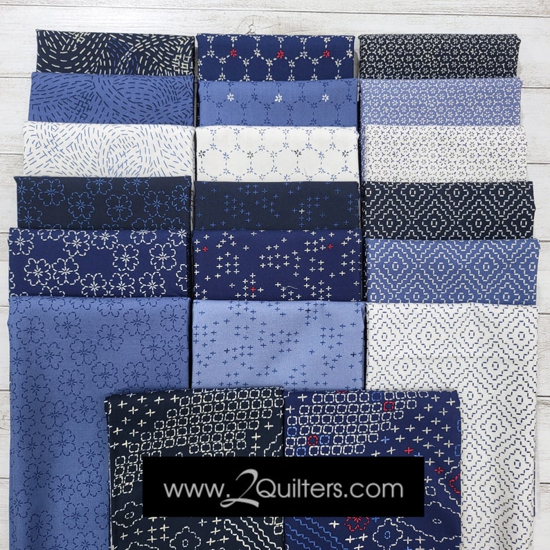 Indigo Stitches by Whistler Studios Honeycomb in Slate Blue - Etsy