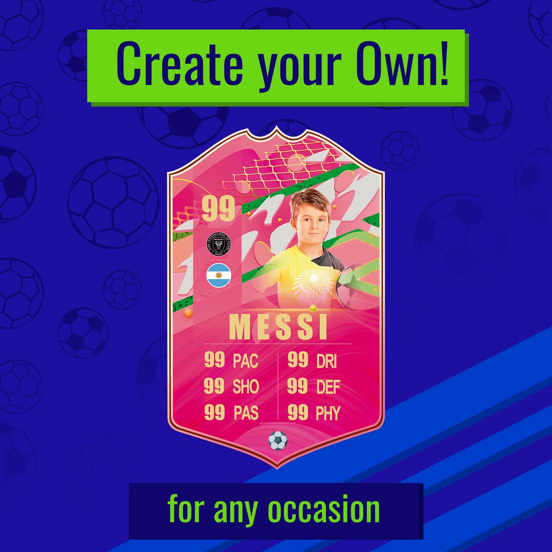 Personalize Your Messi Fifa Cut Out Card, Inter Miami, Outdoor ...