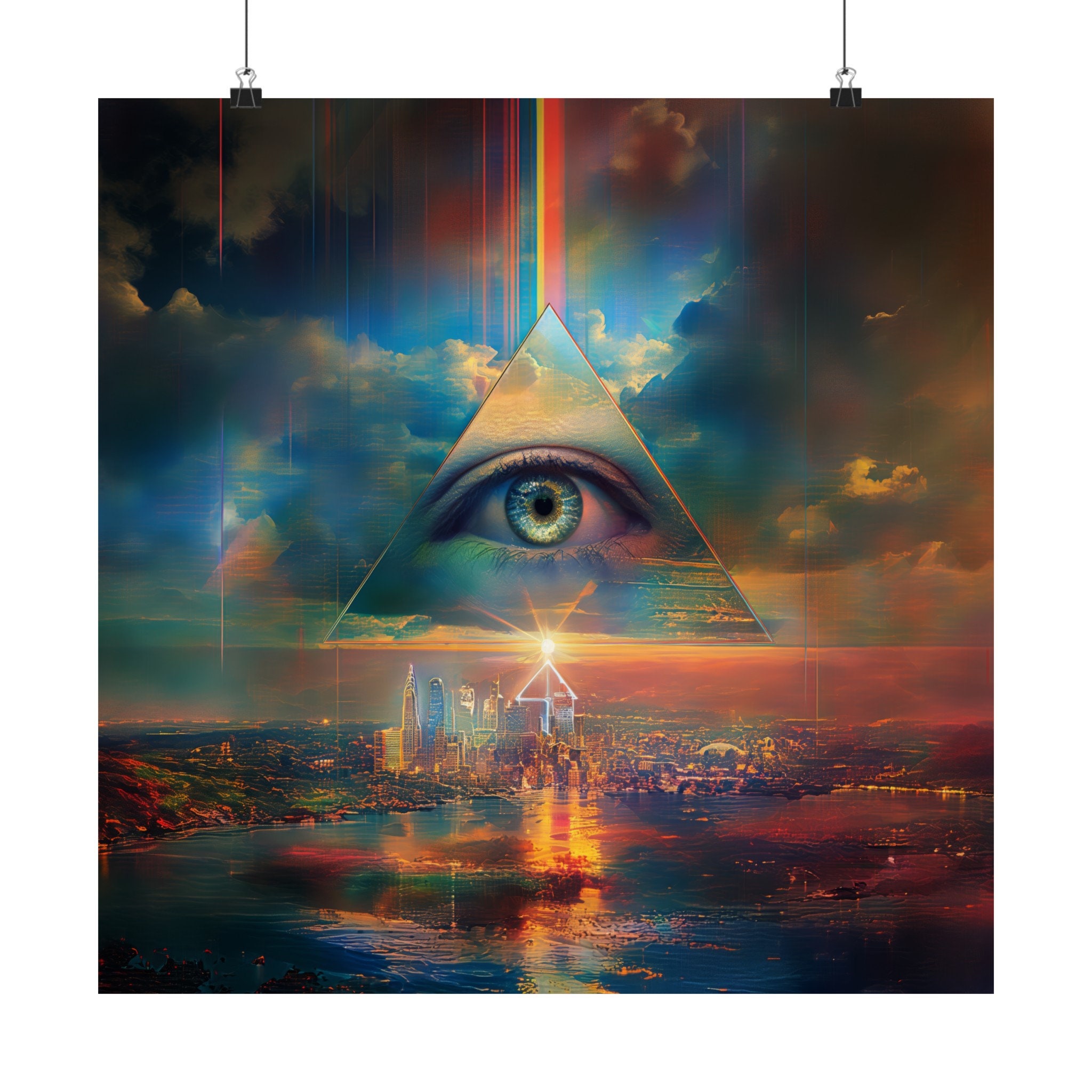 Eye T Support Matte Vertical Posters - Etsy