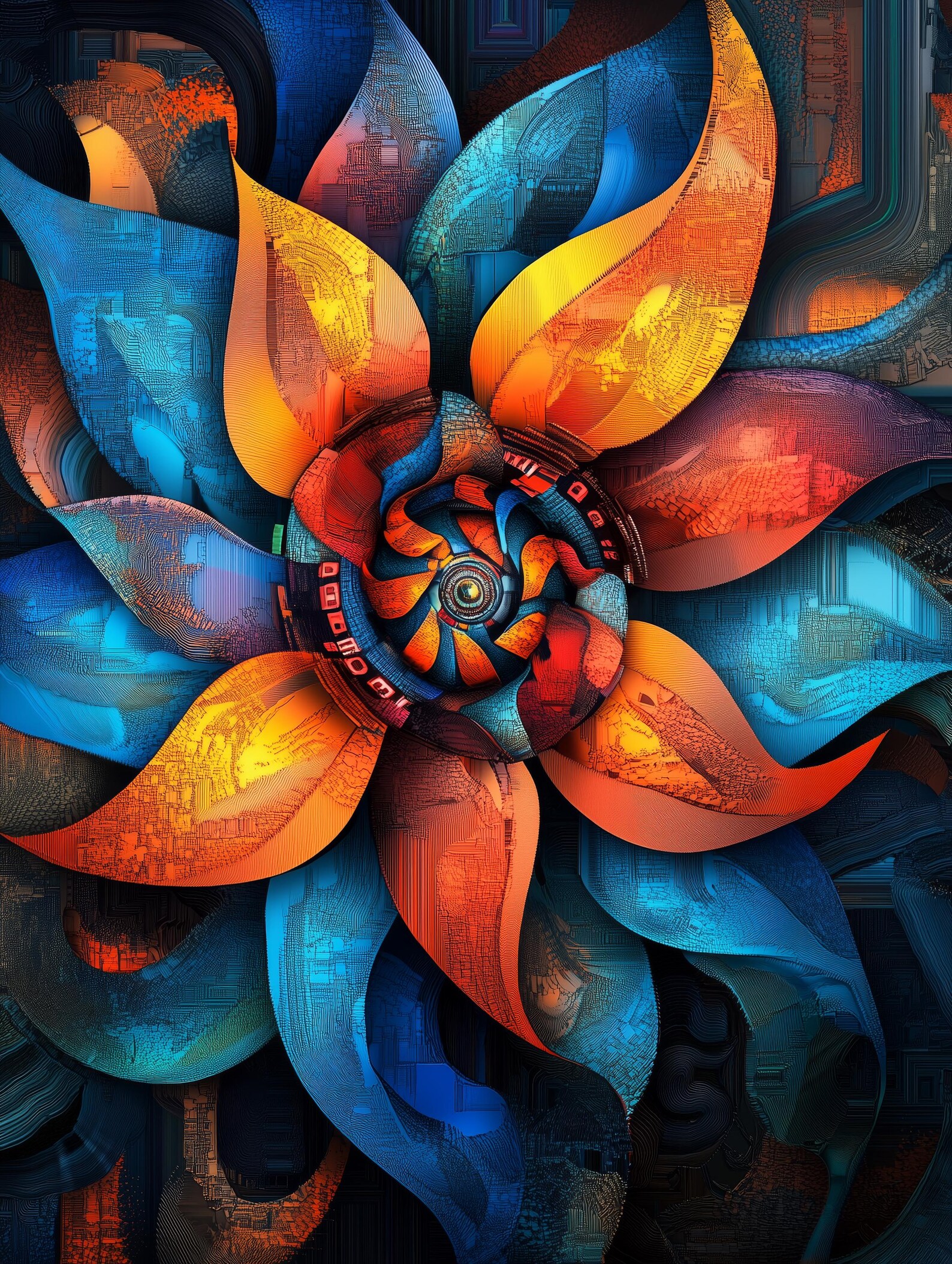 Circuit Board Flower - Etsy