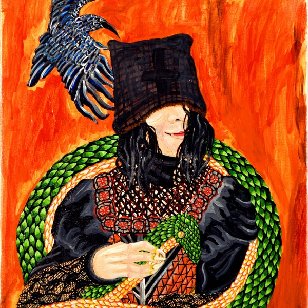Horror Acrylic Painting - Etsy