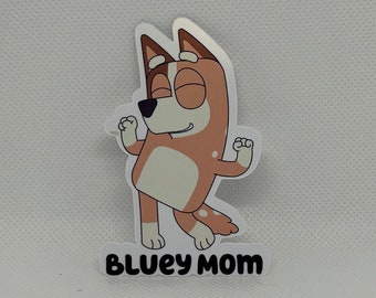 Mom Life Bluey Sticker Water Resistant Sticker Water Bottle Sticker ...