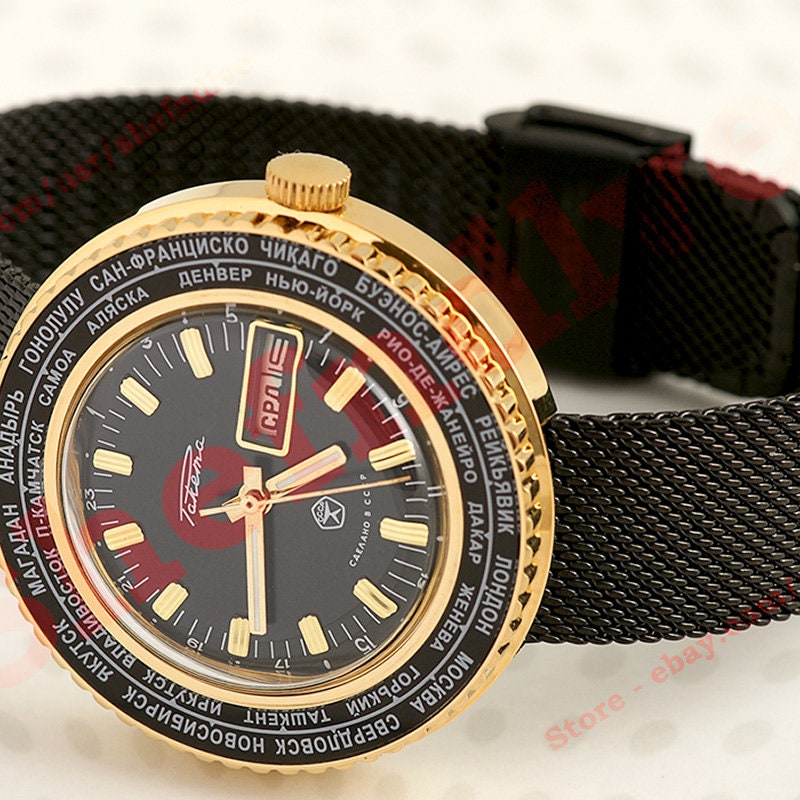 Soviet 24 Hour Watch - Etsy