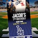 Los Angeles Dodgers Themed Ticket Invitation, Dodgers Ticket Invite, LA ...