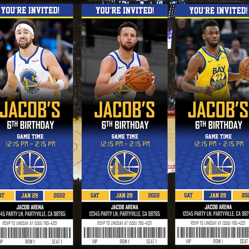 Golden State Warriors Party - Etsy