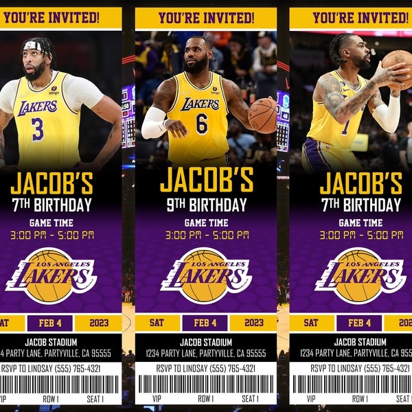 Lakers Party - Etsy